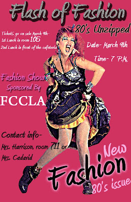 Apex High School Art: 80's Fashion Poster