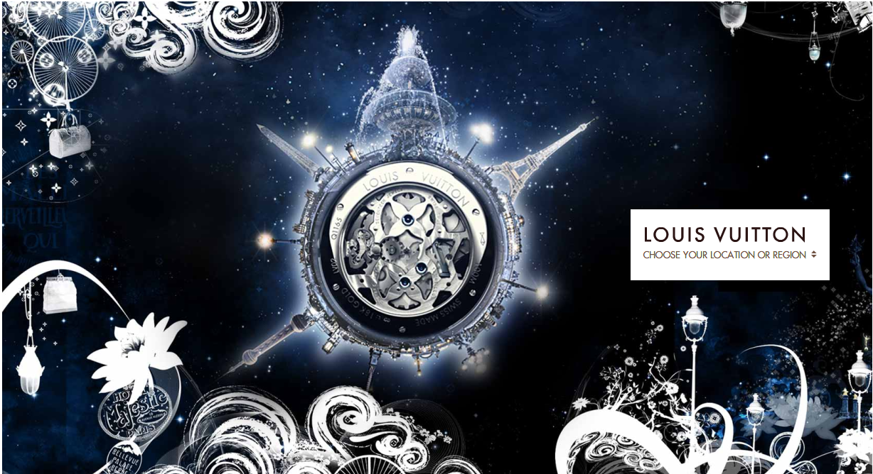EMM (pronounced EdoubleM): Louis Vuitton's New Homepage Design