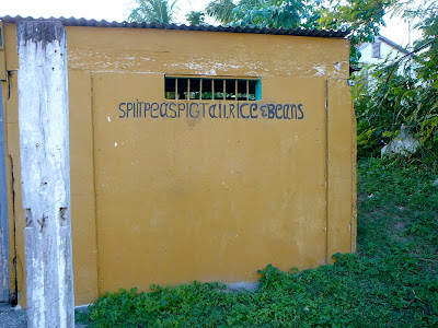 Sojourner in Belize: Split Peas, Pig Tail and Rice and Beans