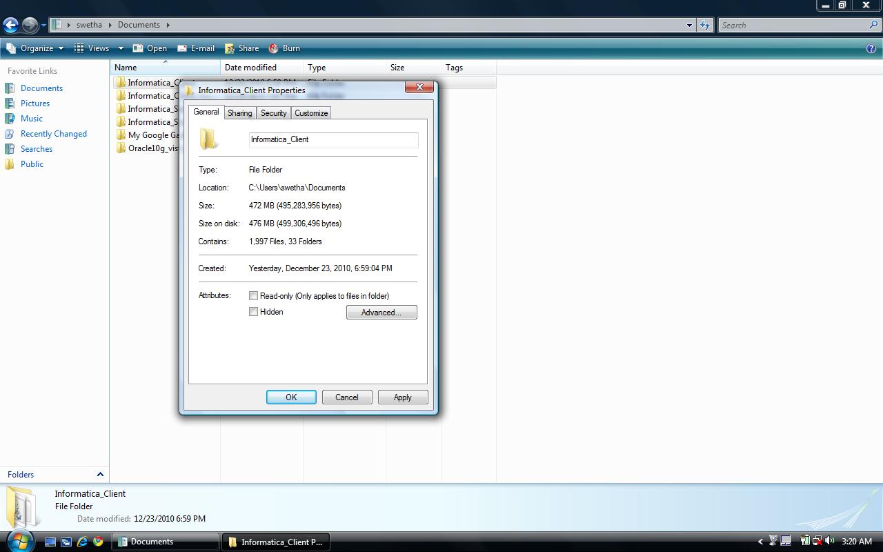 Informatica & DWH Inventory: INFORMATICA CLIENT INSTALLATION STEP BY STEP