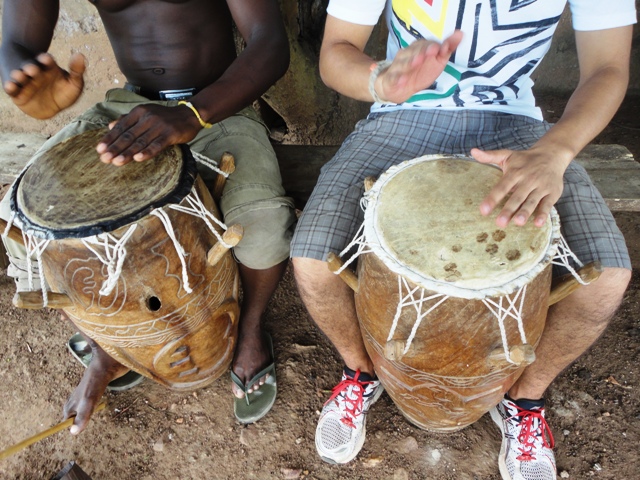 A Tiger in Ghana: Kpanlogo Drumming Lessons