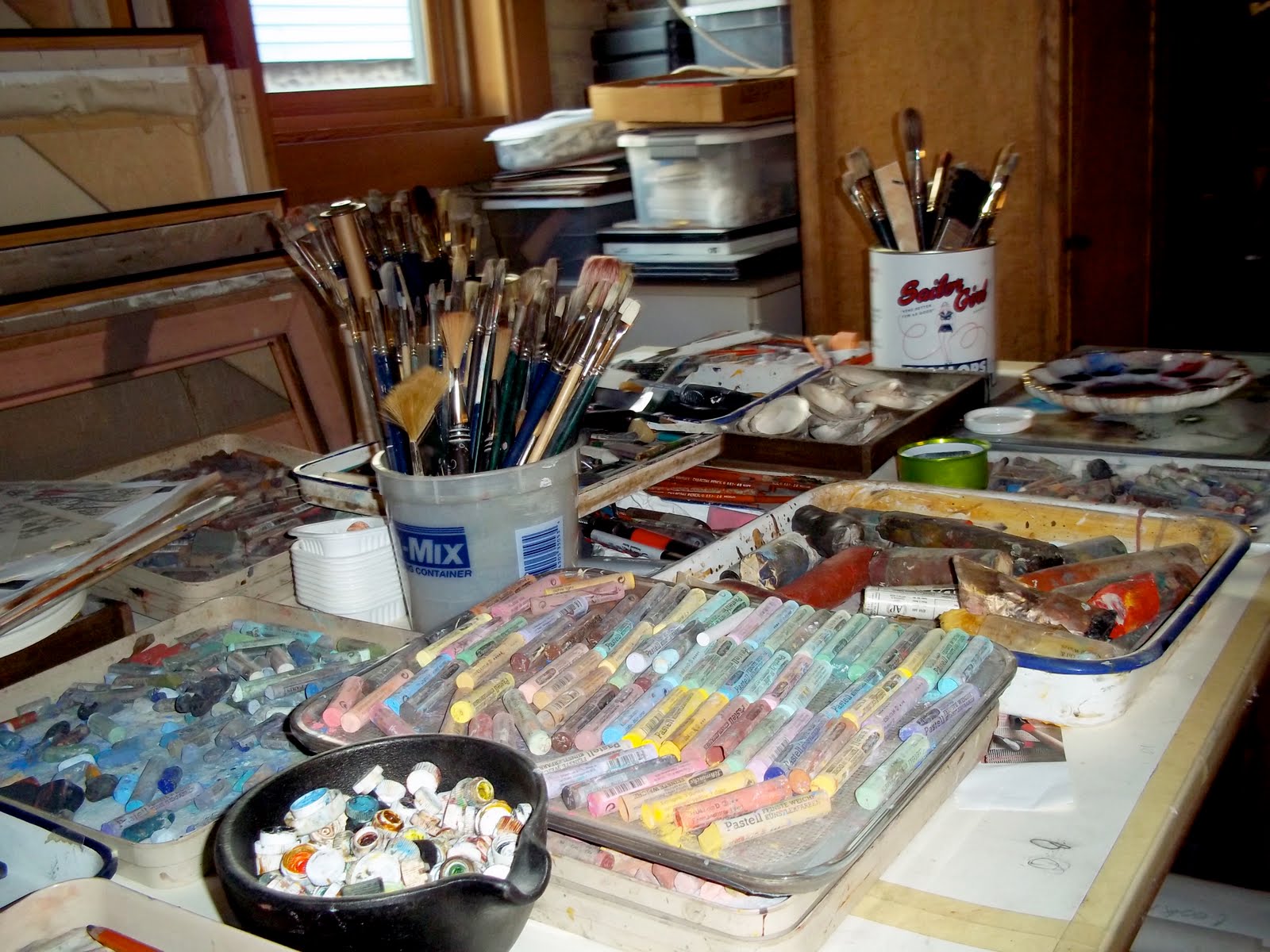Caggio Blog: an Art Experiment: Studio Visit With Charles Dwyer