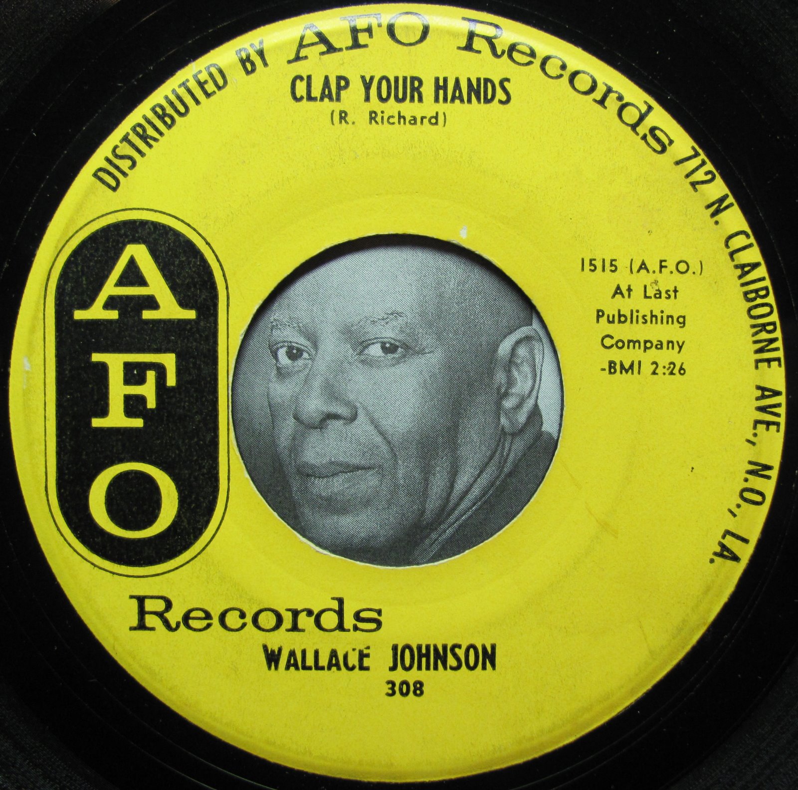 Home of the Groove: Clap Your Hands For Wallace Johnson