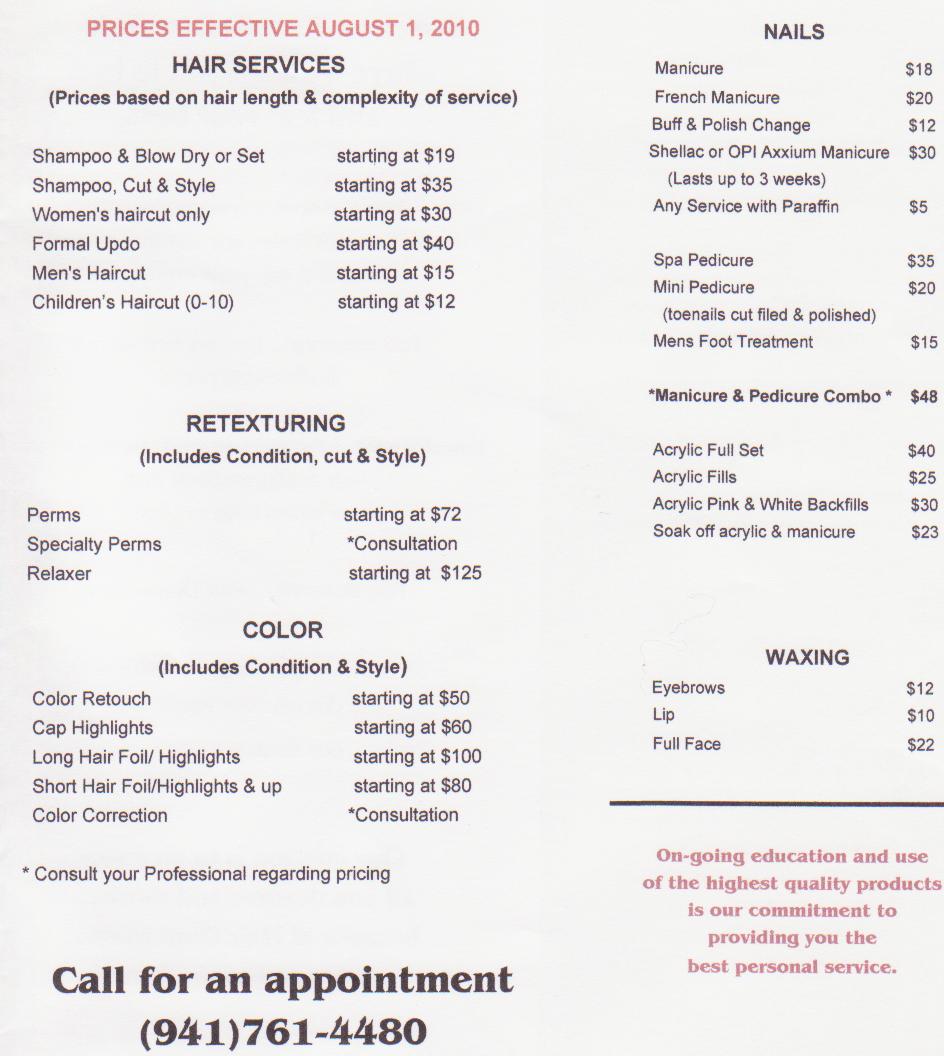 Hair Dimensions: Services