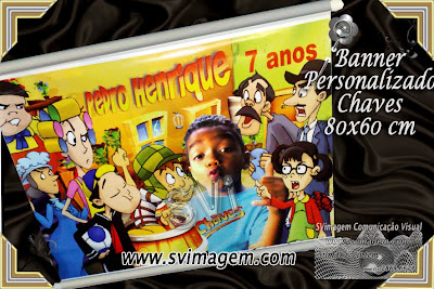 Banner Personalizado com Foto no Tema Chaves