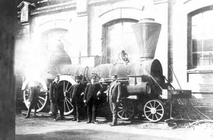 Instalación Primer Ferrocarril en Chile