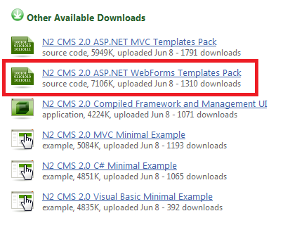 N2CMS Tutorial: How to set up your N2CMS and Web Forms development environment