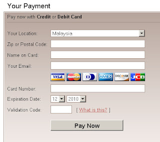 Bayar Online: Panduan bayar online (Kad kredit / Kad Debit)