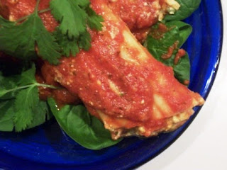 Sexy Vegan Mama: Recipe: Vegan Vegetable Manicotti