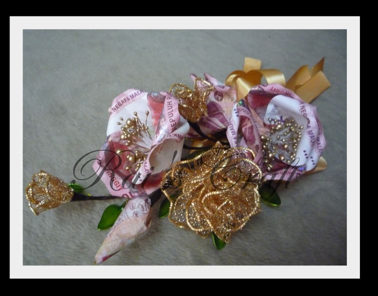 Rai's Craft: Bunga Mas Kahwin with Bunga Gim