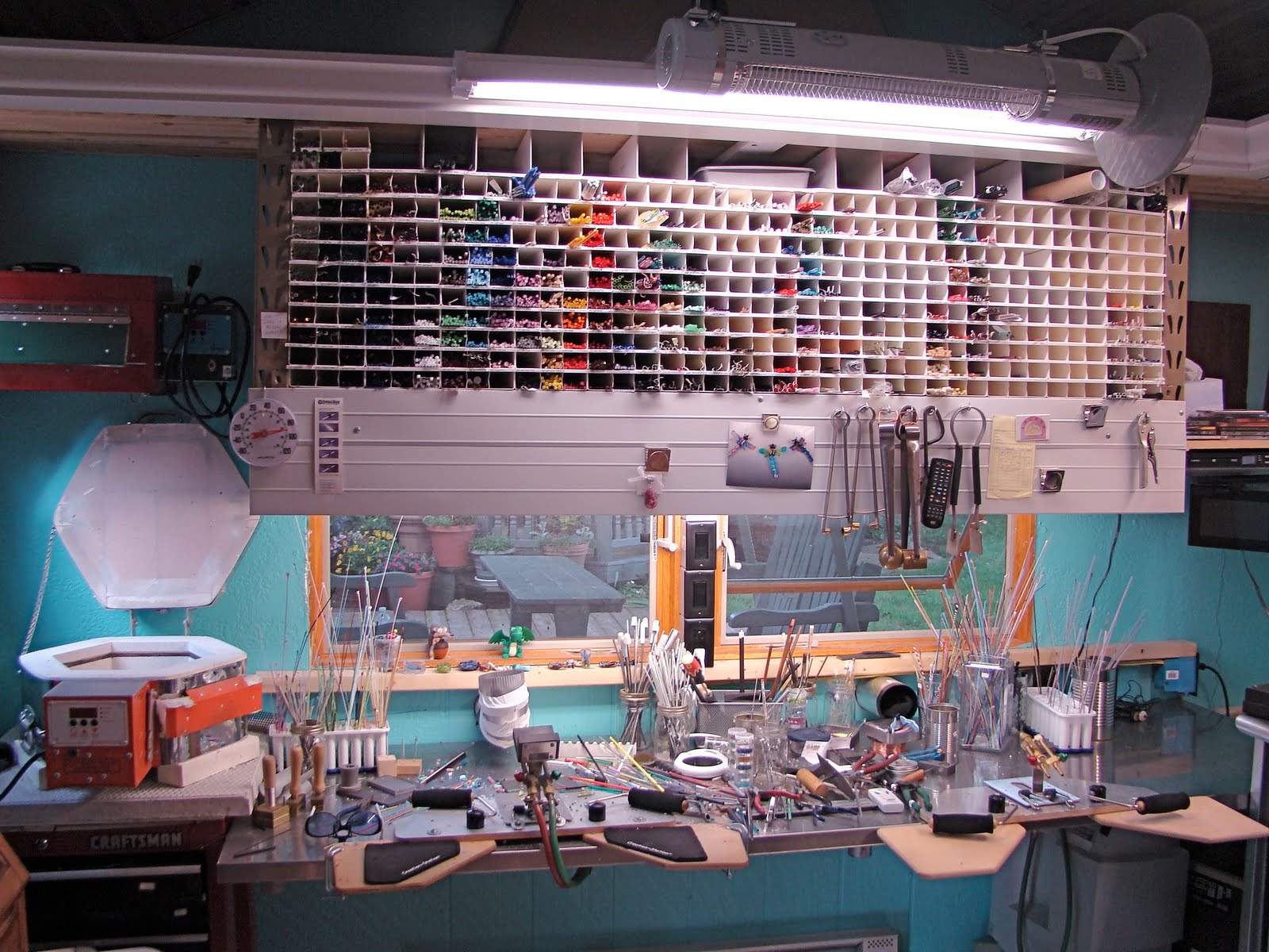 Fran's Glass Bead Fancies: Studio