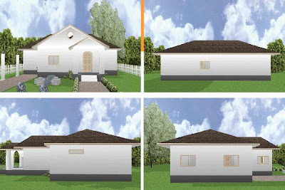Modele de Case si proiecte: Planul casei - model casa 01