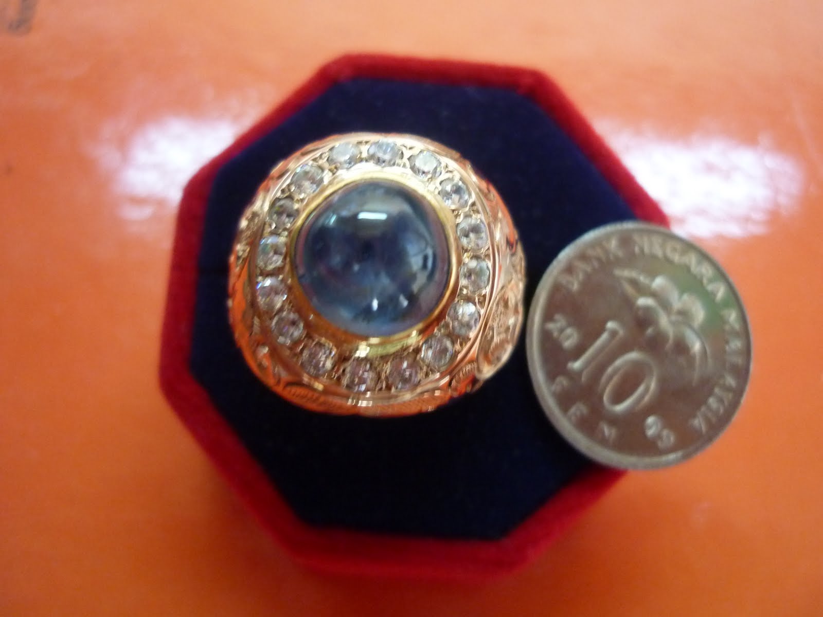 CINCIN BATU PERMATA SEH KOLEKSI: Cincin Suasa Permata Nilam Cylone