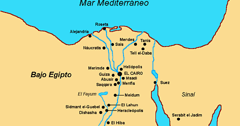 la clase de Camino: El río Nilo