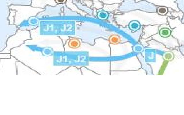 J2a4h2 Y Haplogroup J-L25 DNA J-F761: Maps