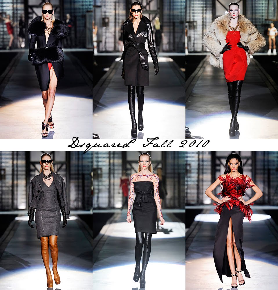 Dsquared was fierce....bottom line - Emily Jane Johnston