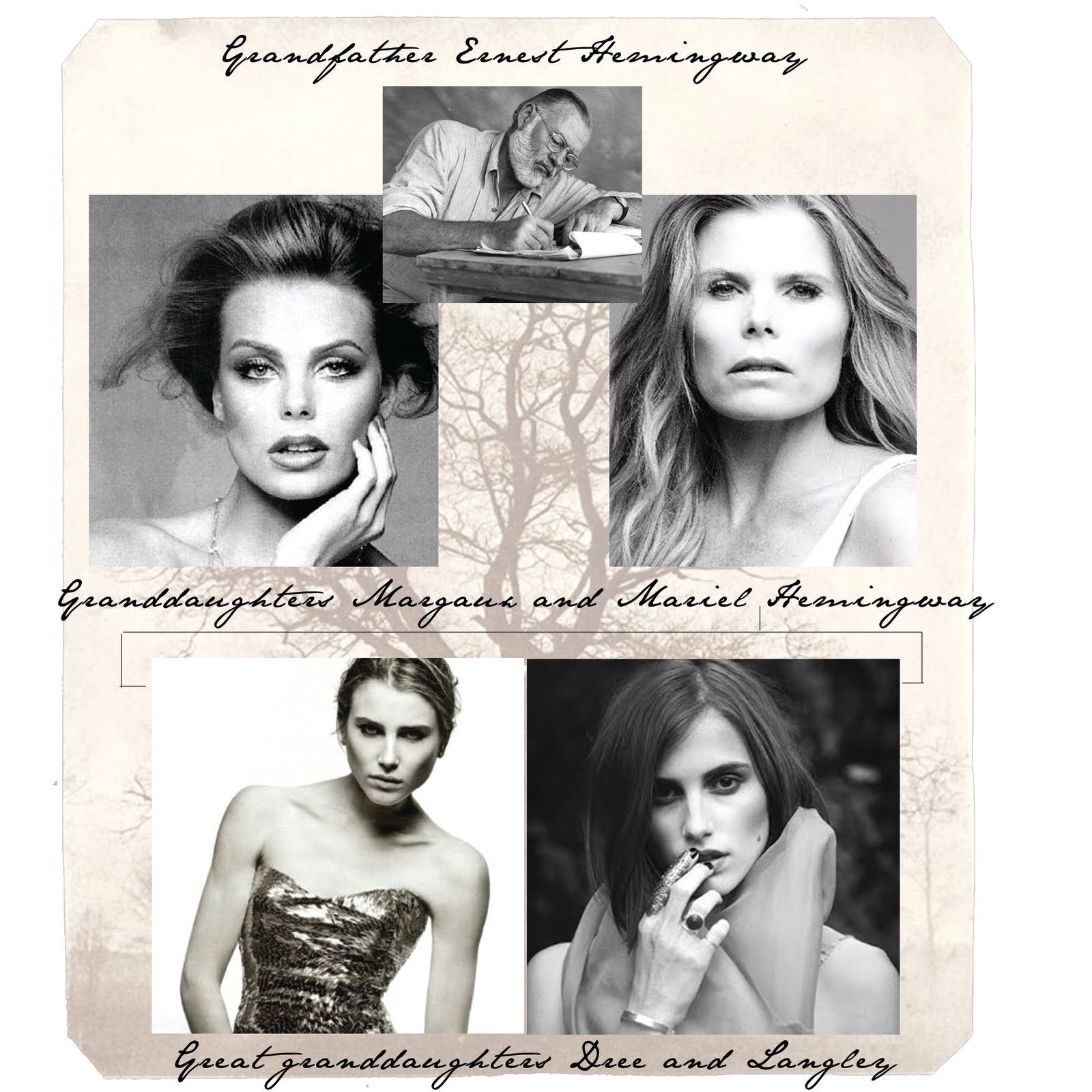 The beauty apple does not fall far on the Hemingway Family Tree – Emily ...