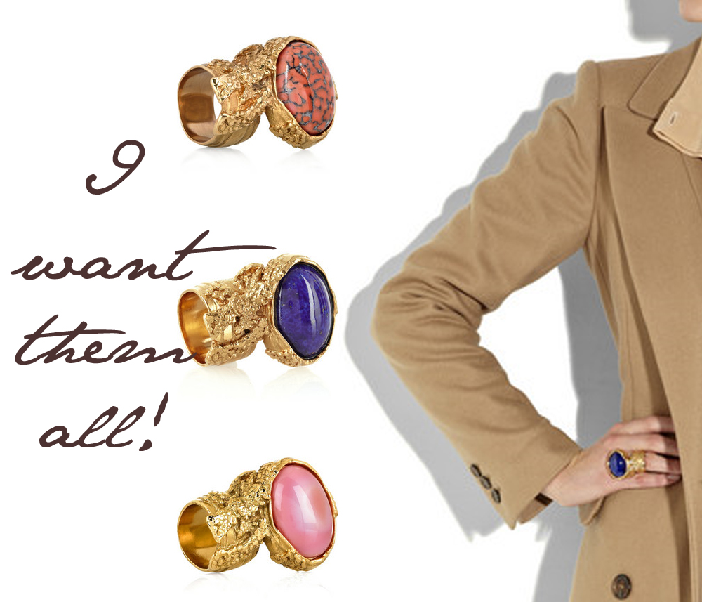 All I want for Christmas are the Yves Saint Laurent Arty rings - Emily ...
