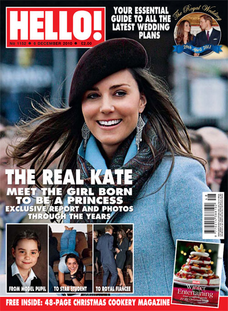 Kate Middleton covers Hello! Magazine - Emily Jane Johnston