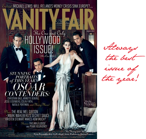 Vanity Fair March 2011: The Hollywood Issue...and our personal ...