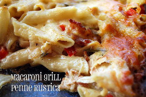 Kari's Cooking: Macaroni Grill's Penne Rustica Copycat Recipe by Recipezaar