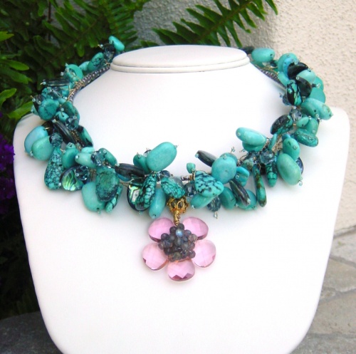 Divina Futilidade: Jóias em azul turquesa - Turquoise jewerly