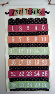 Everyday Celebrations: 'Give Thanks' Thanksgiving Countdown Calendar