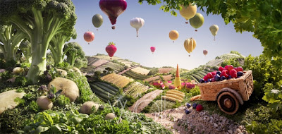Voices In My Big Head: Feast Your Eyes on This - Incredible Foodscapes!