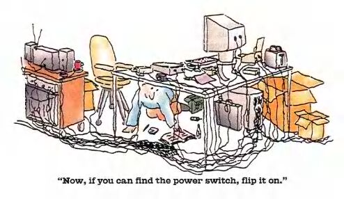 Funny Collection: English Cartoon: Computer Cables