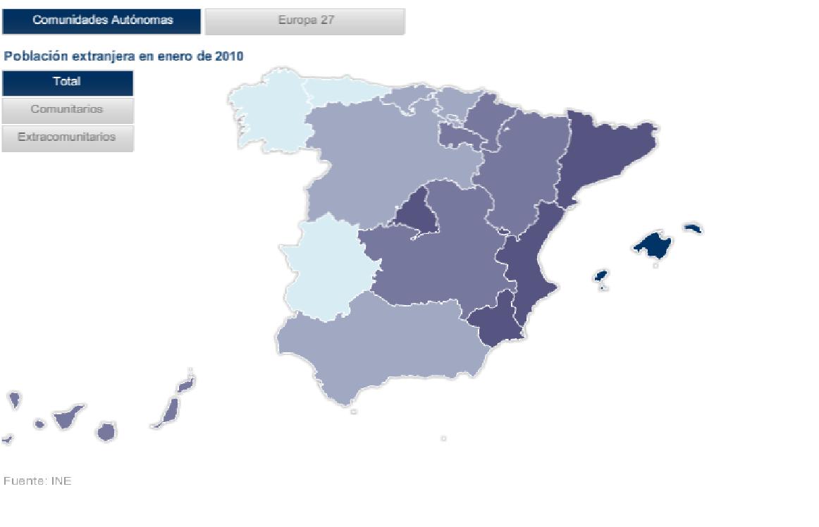 Geocalatrava: El mapa de la inmigración