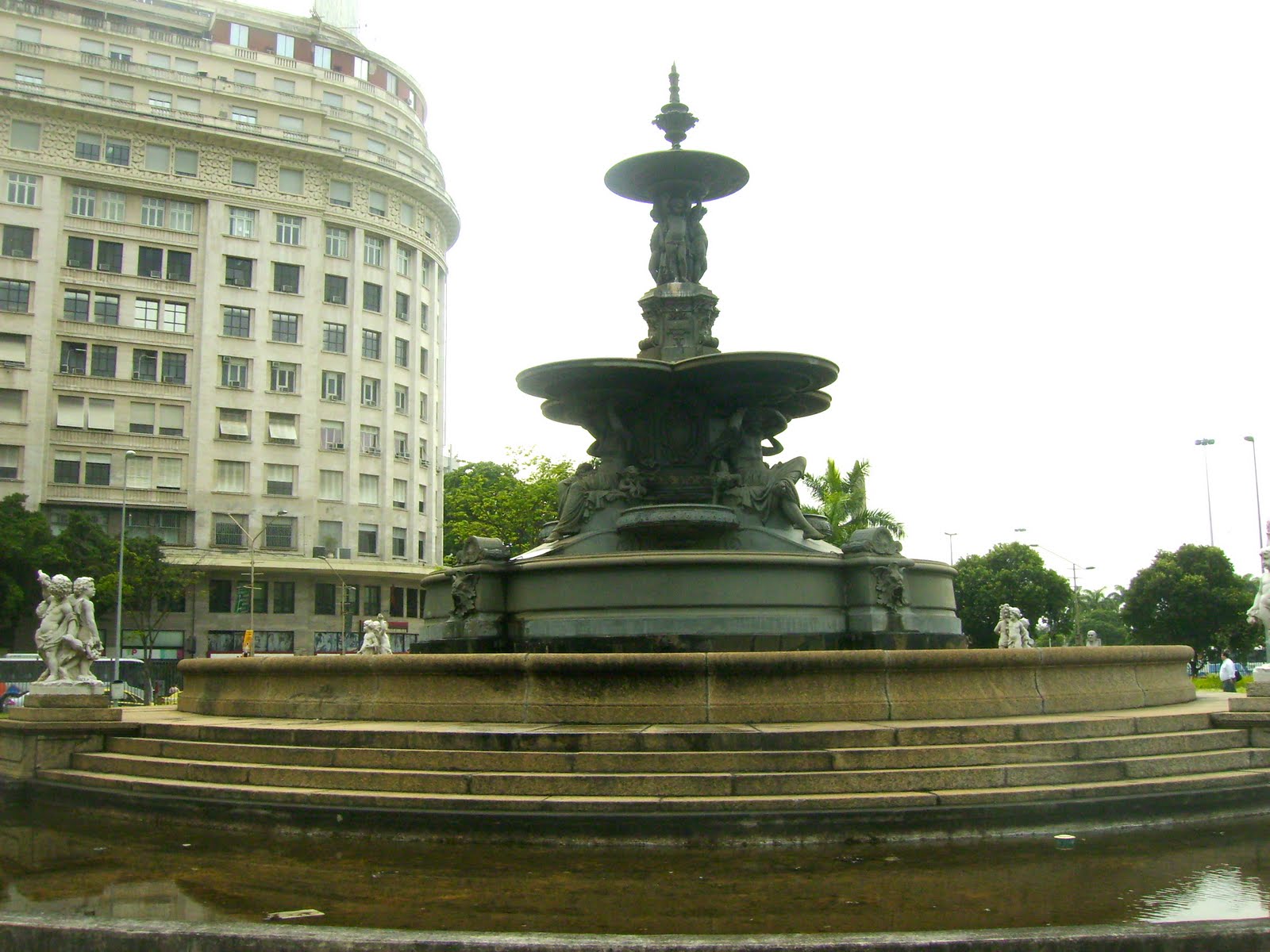 Rio de Janeiro que eu amo: Chafariz da Praça do Antigo Palácio Monroe
