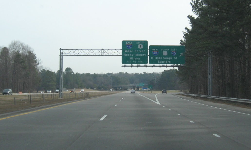 I-40 and I-440 Signage Changes Around Raleigh