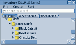 MoDesign Tutorials & FAQ: Tutorial: #RLV Folders Usage Example