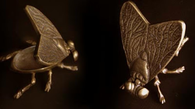 Mr. Peacock: Shoe, Fly—Vintage Brass Ashtrays