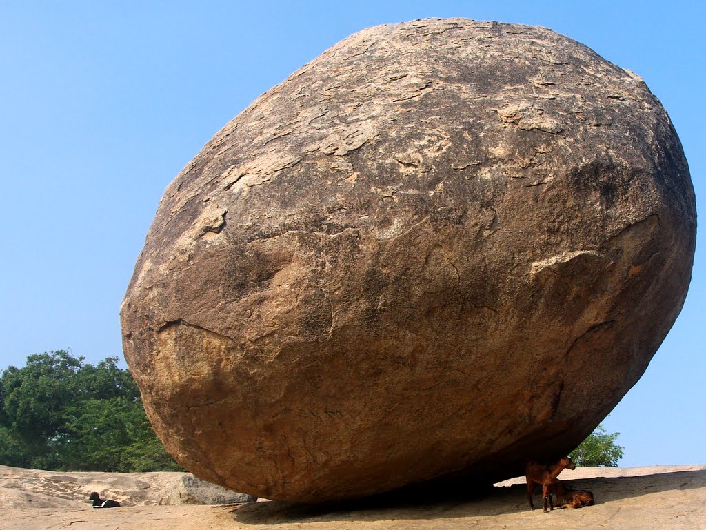 Sridharan's Travelogue..!: Mamallapuram - Part 3 : Krishna Mandapam ...