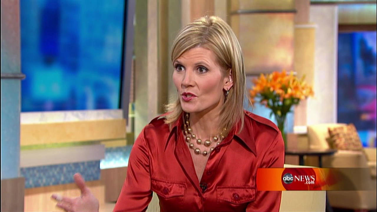 Ladies in Satin Blouses: kate snow - red satin blouse