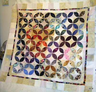 Sweet Leaf Notebook: Tea Leaves Quilt Top Done