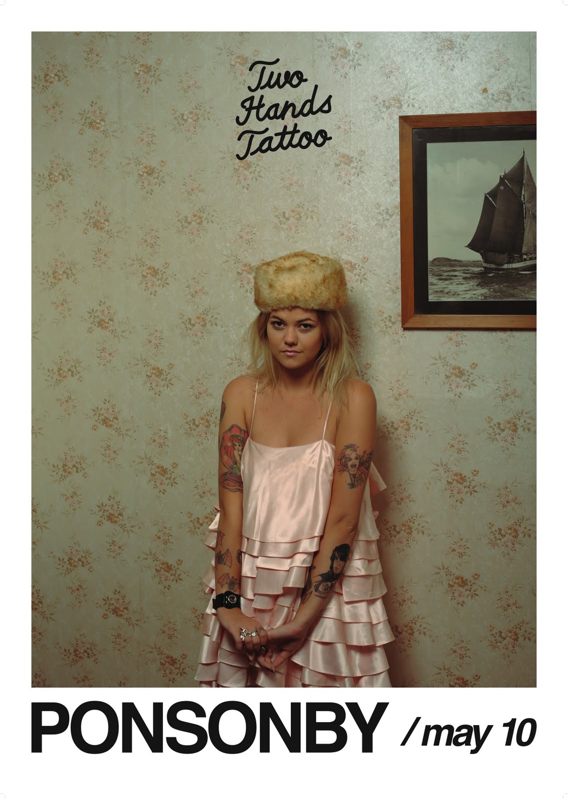 Pebbles Hooper: Two Hands Tattoo campaign 2010