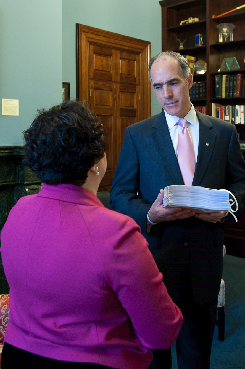 Casey, Reed Join Advocates of Unemployed; Discuss Insurance