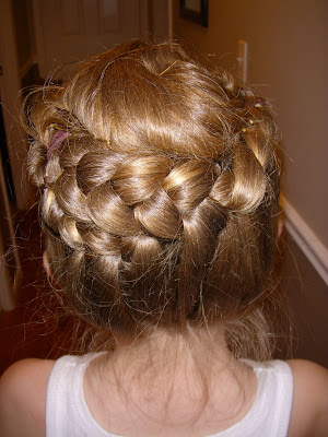 Hair Today: Criscross High French Braids...Submitted by Angie