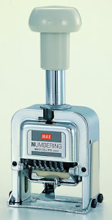 SUPPLIER STATIONERY, ALAT TULIS KANTOR : NUMBERING MACHINE MAX