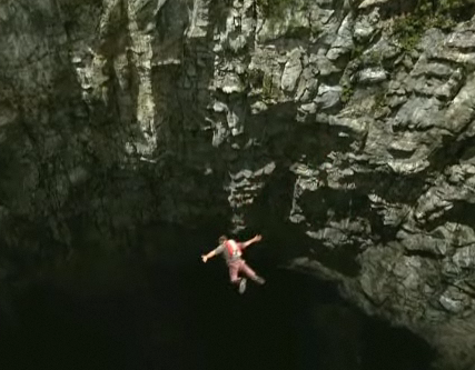 Cave Of Swallows Base Jump