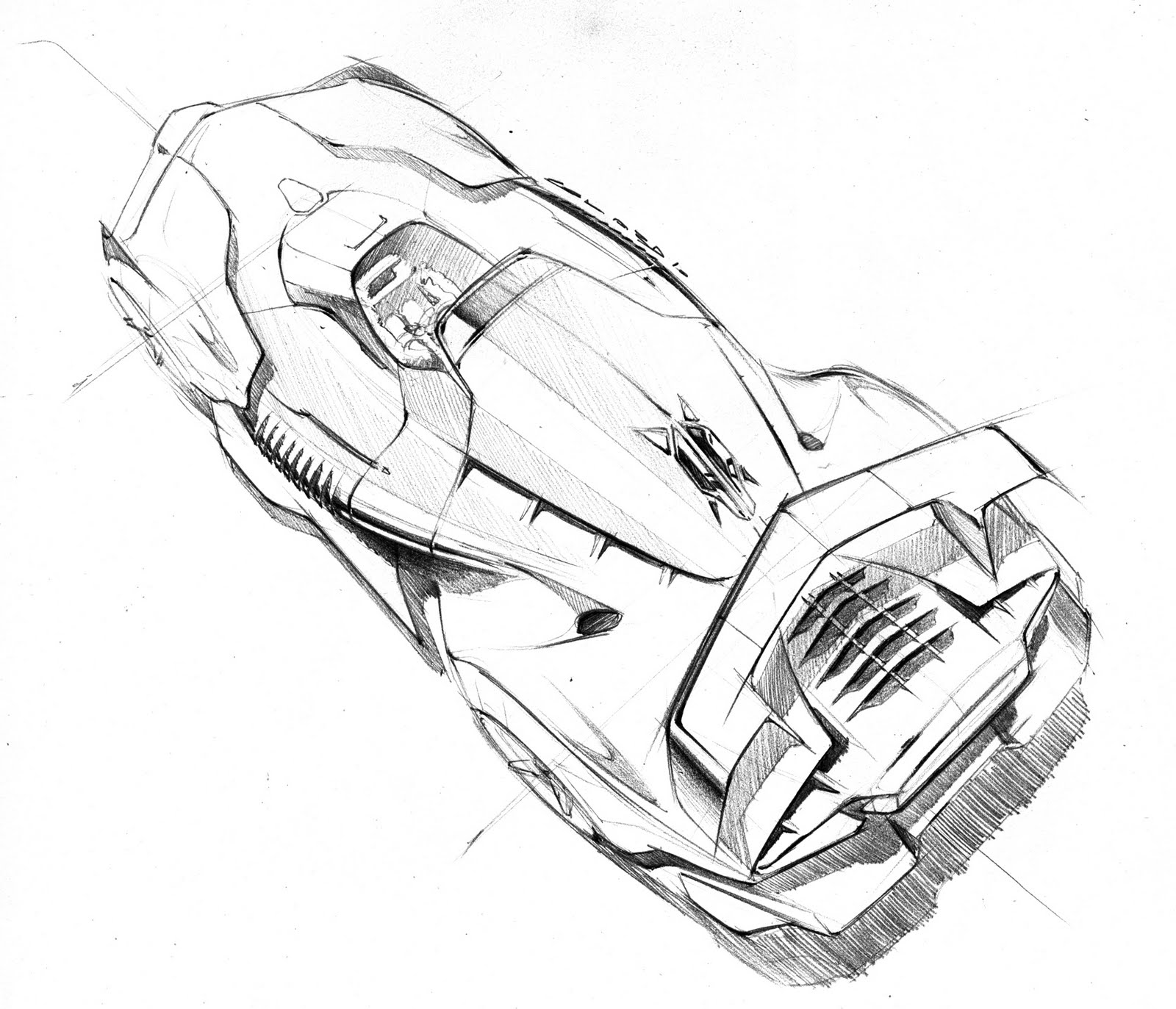 Landspeed Blog: Daily sketch - Local Motors LMP1