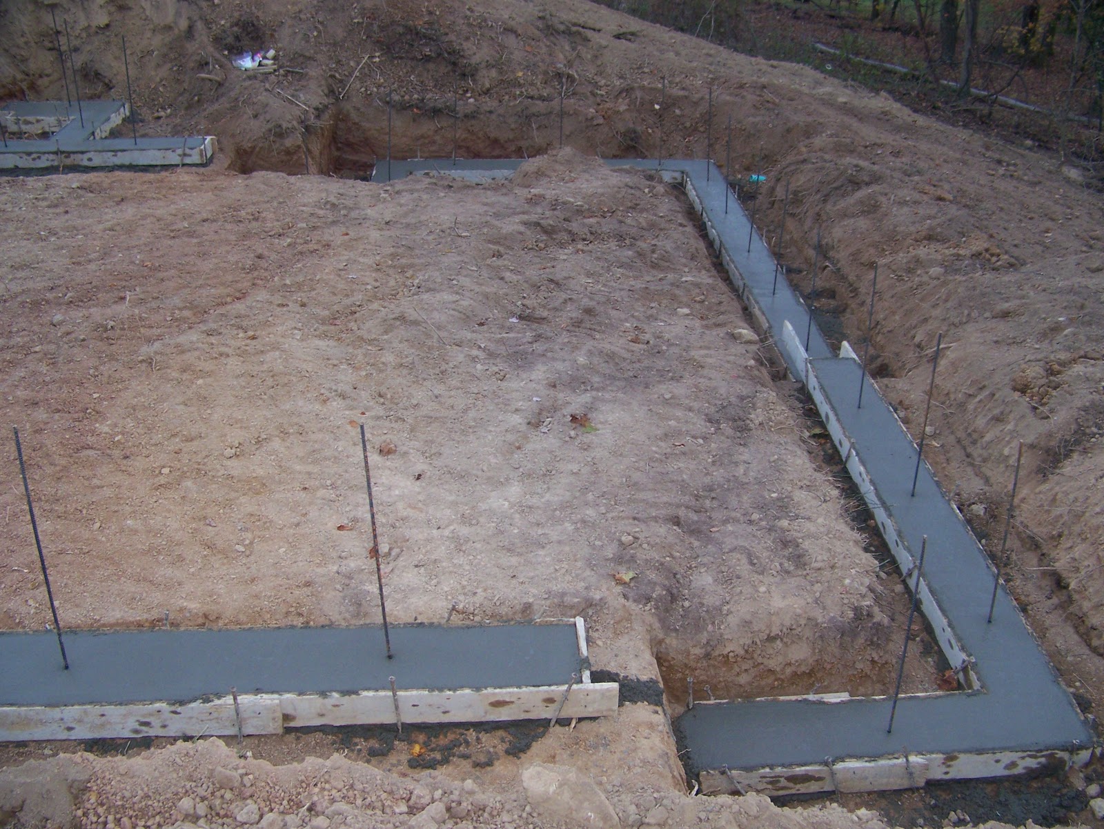 Our cottage in the woods: step footer