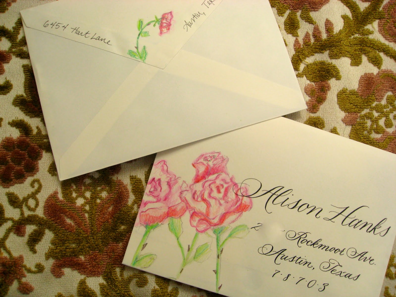 How To Decorate A Letter Envelope at Ebony Dunlop blog