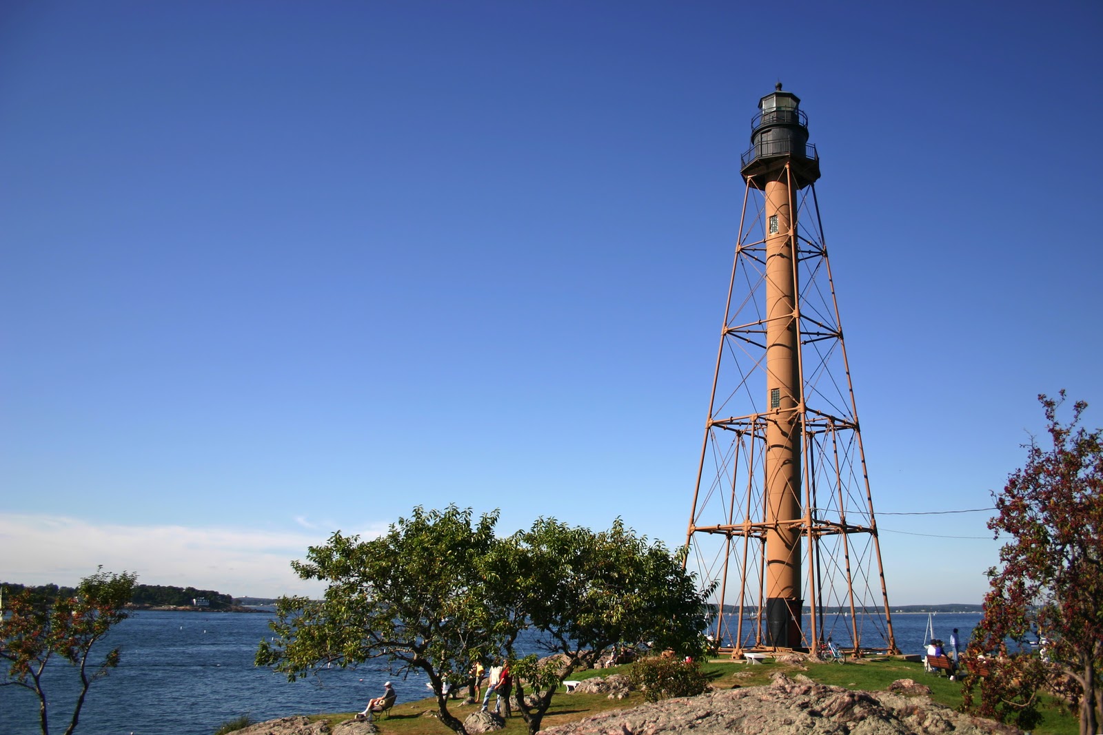 New England Lighthouses: Marblehead Lighthouse (Massachusetts) with ...