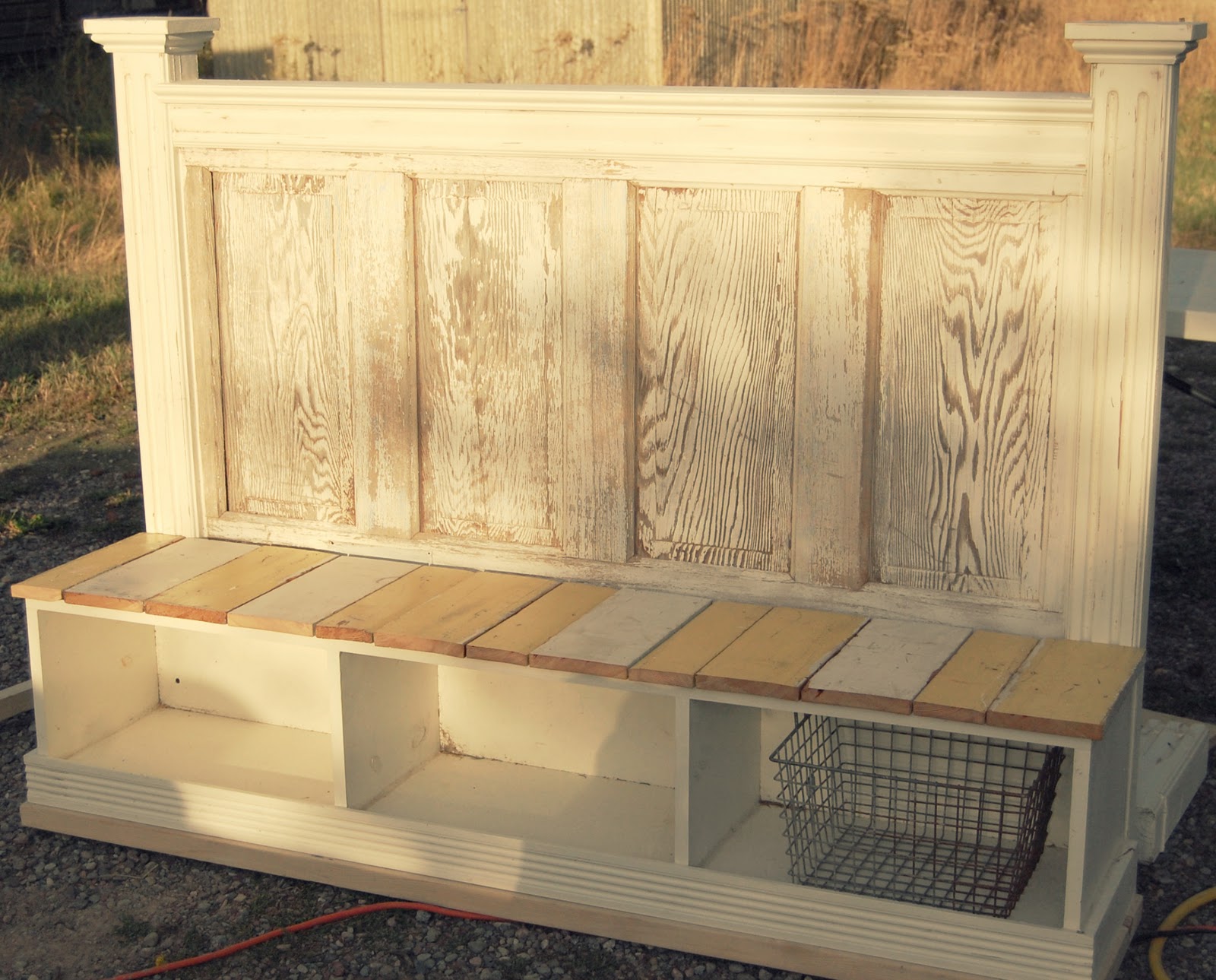 Twig: Bench From a Repurposed Door Headboard