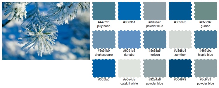 moments of perfect clarity: color palettes: what inspires right now