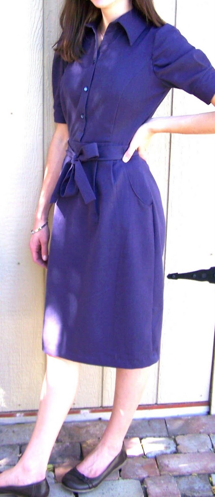 Made by Me. Shared with you.: Checked Off The List: Plum Colored Dress ...