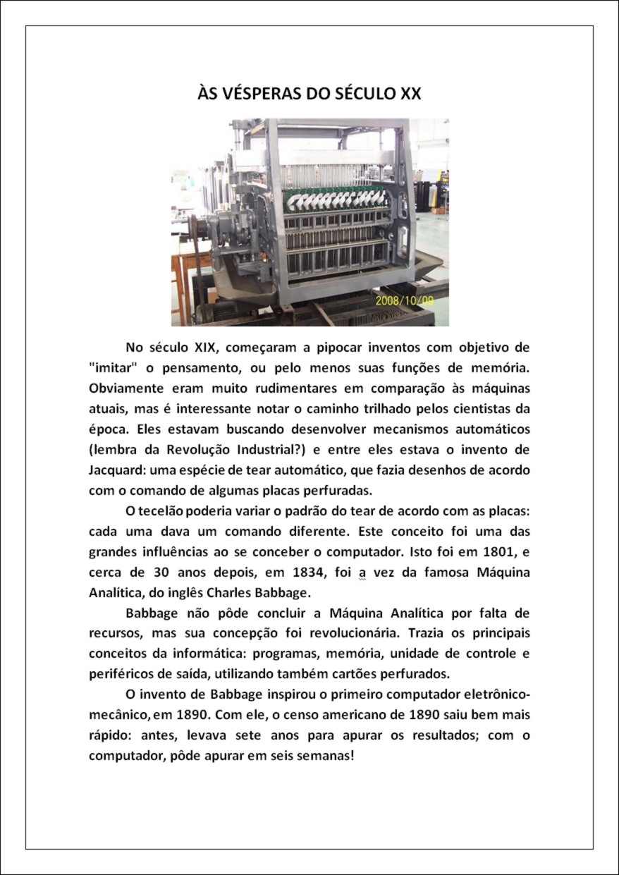 Integração Digital: • Textos sobre a Informática